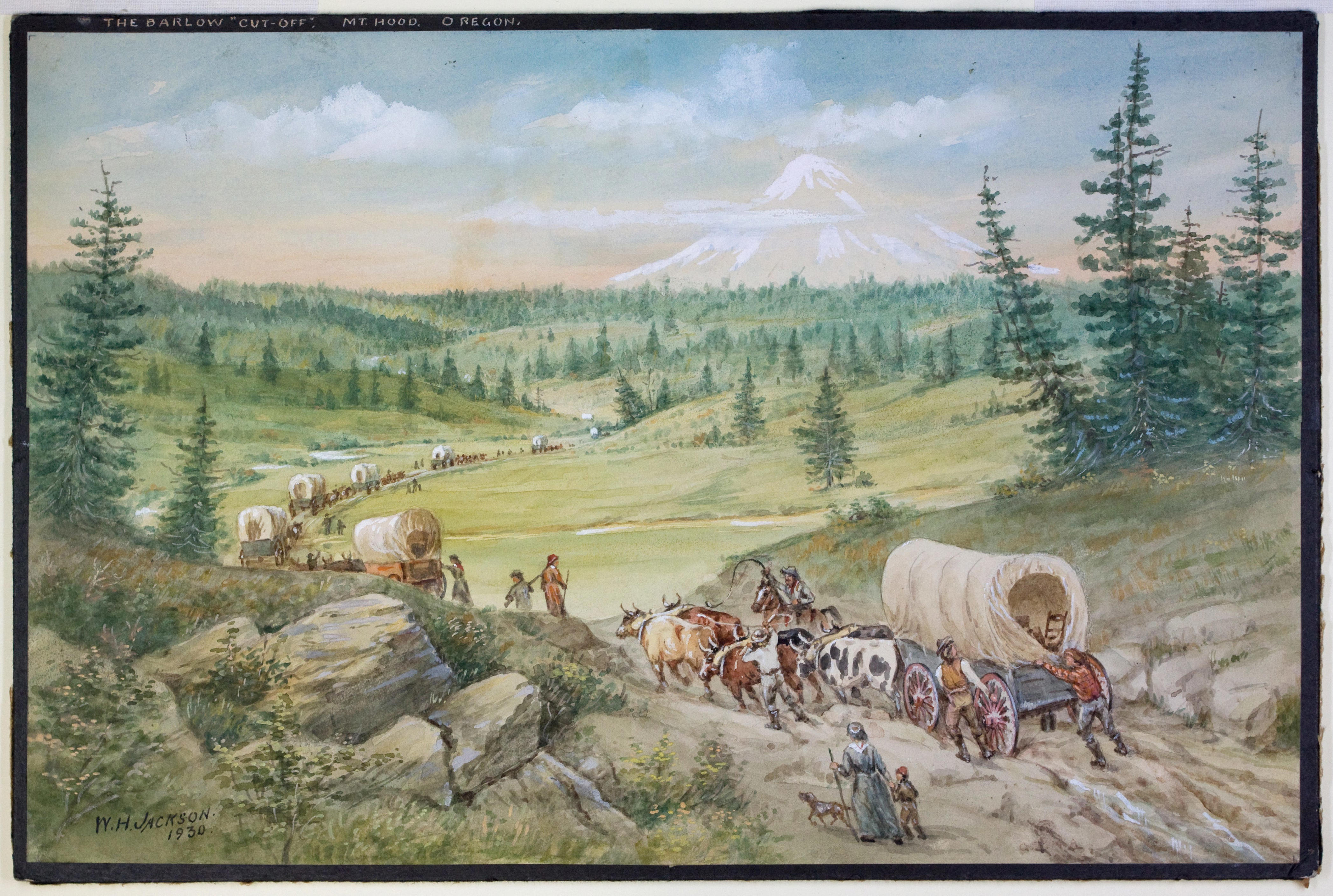 Oregon Trail paintings capture pioneer life on America’s western frontier