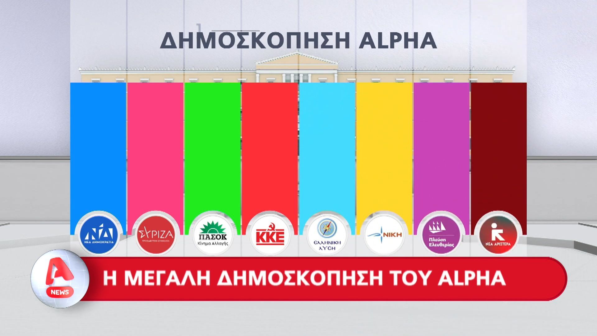 Η μεγάλη δημοσκόπηση του ALPHA σήμερα και αύριο στο κεντρικό Δελτίο ...