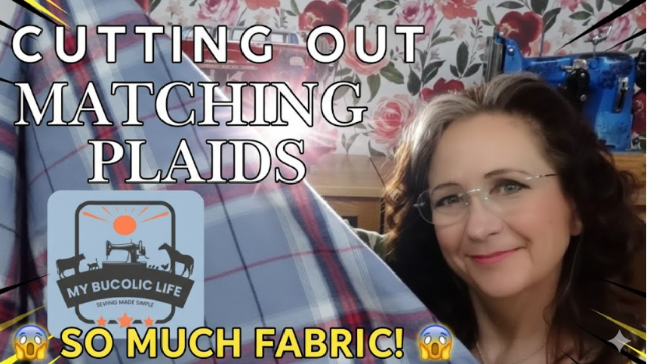 Cutting a Robe Pattern with Plaids That Line Up Flawlessly — Step by Step