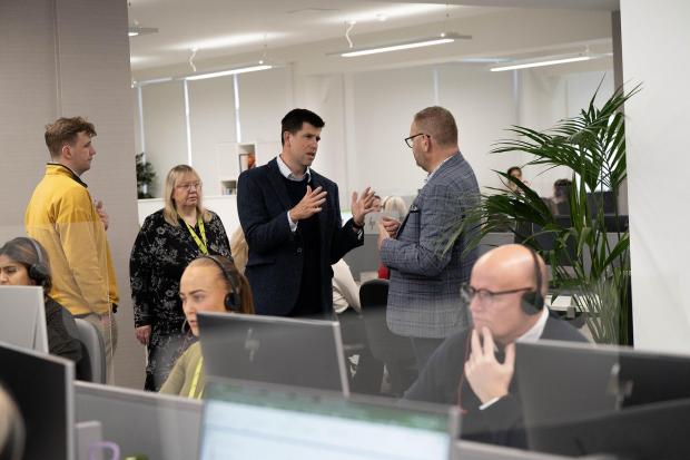 Top taxman visits Glasgow charity helping people deal with HMRC