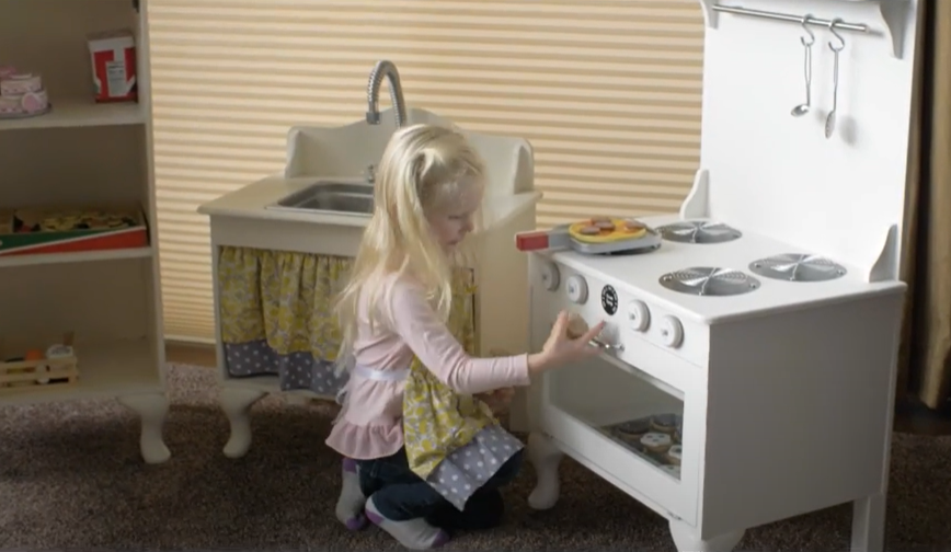 How to build a farmhouse play stove for kids