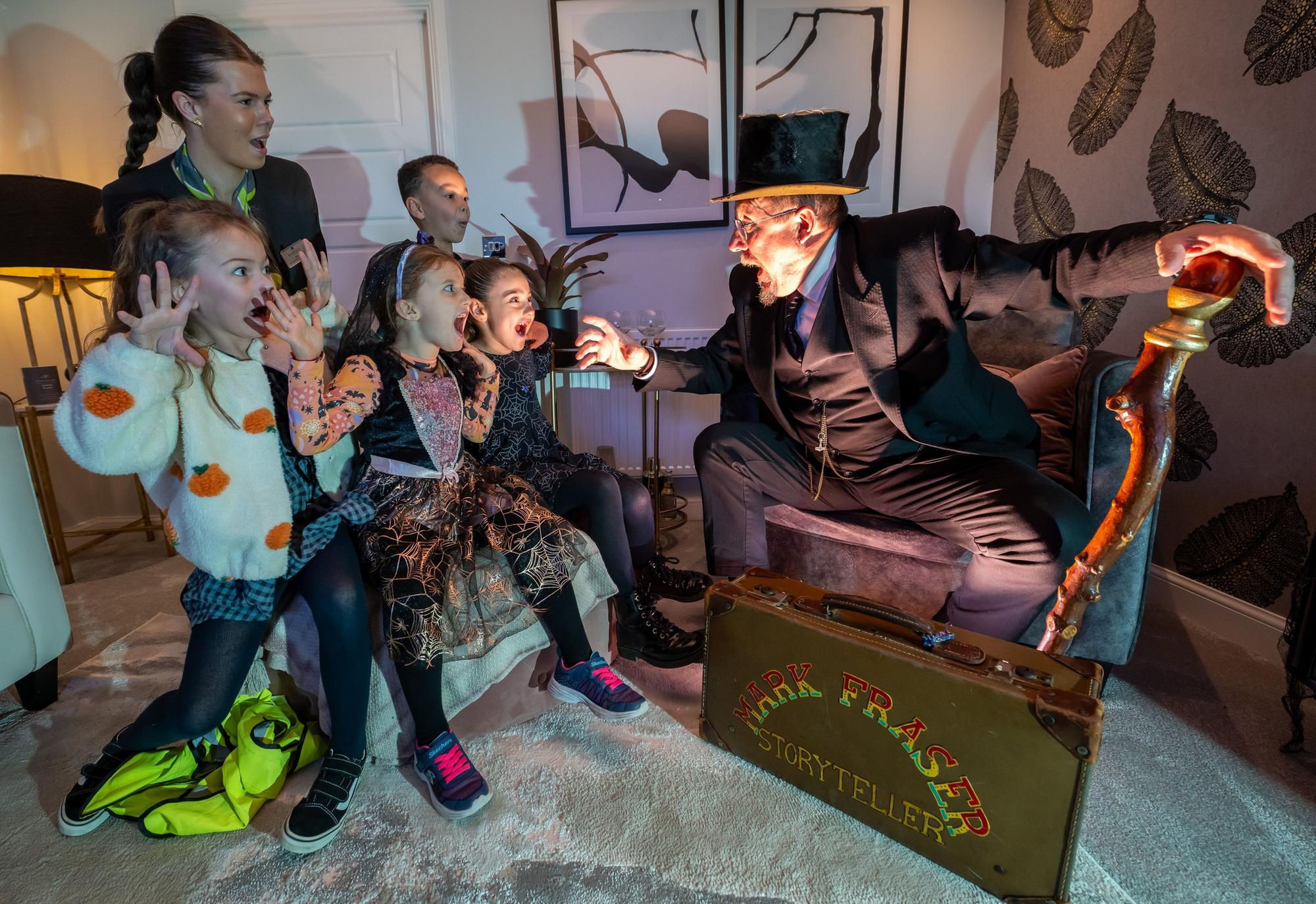 Homebuilder's Halloween storytelling brings spooky stories to life for ...