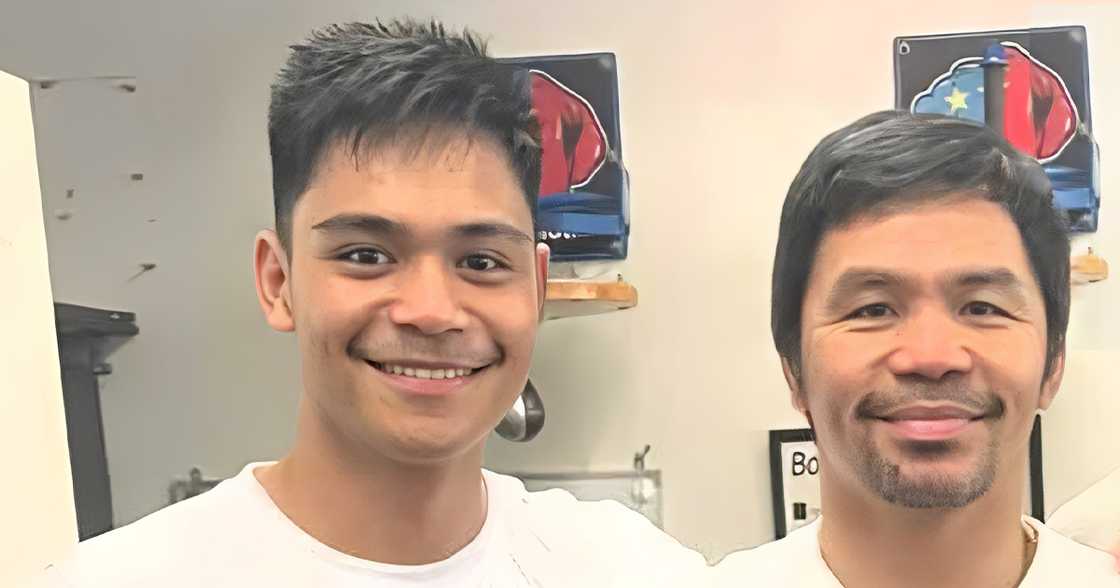 Manny Pacquiao’s son, Eman Bacosa, goes viral for boxing skills and ...