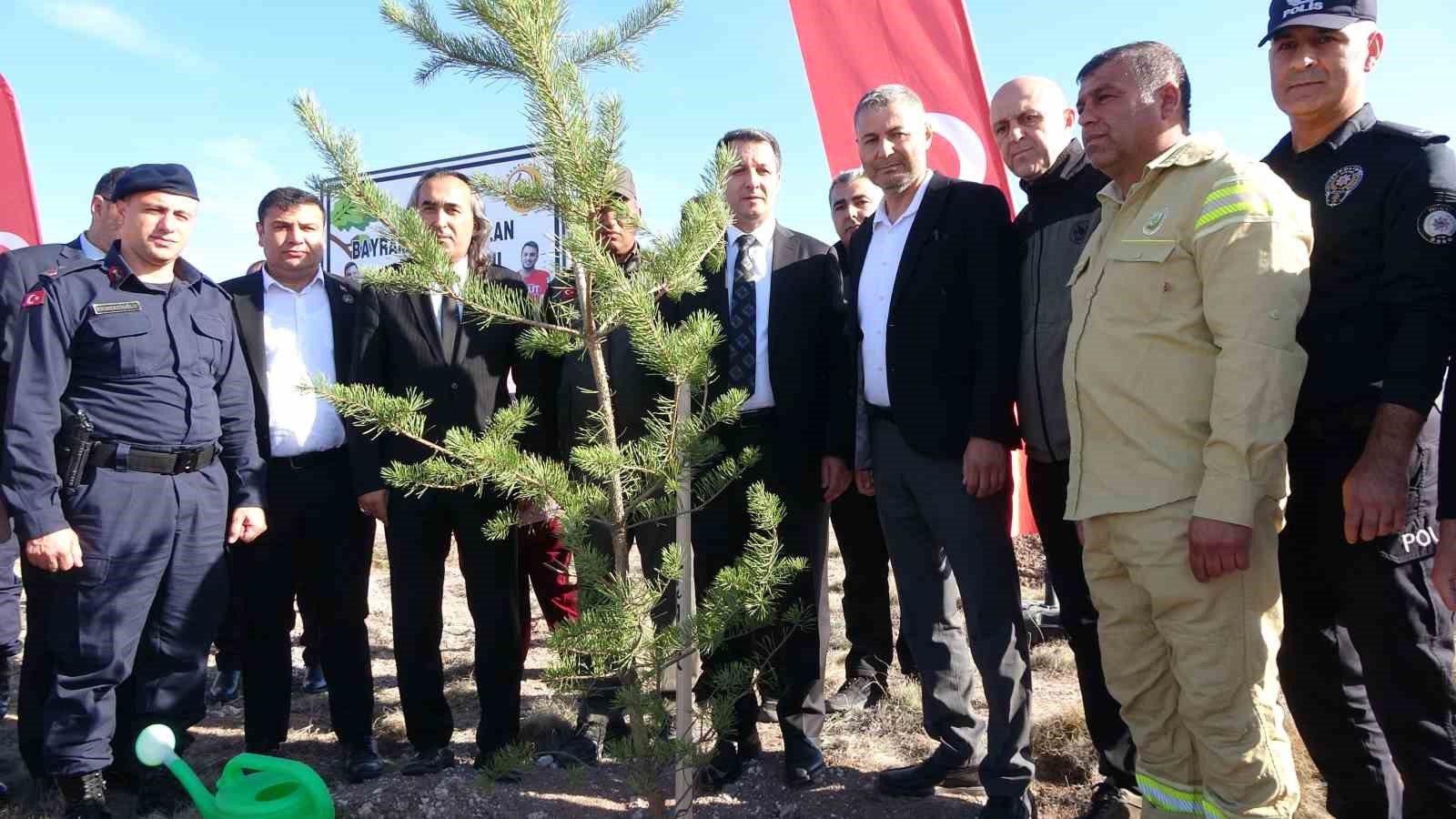 Yeşil Vatan Şehidi Bayram Eren Arslan adına Sorgun’da hatıra ormanı ...