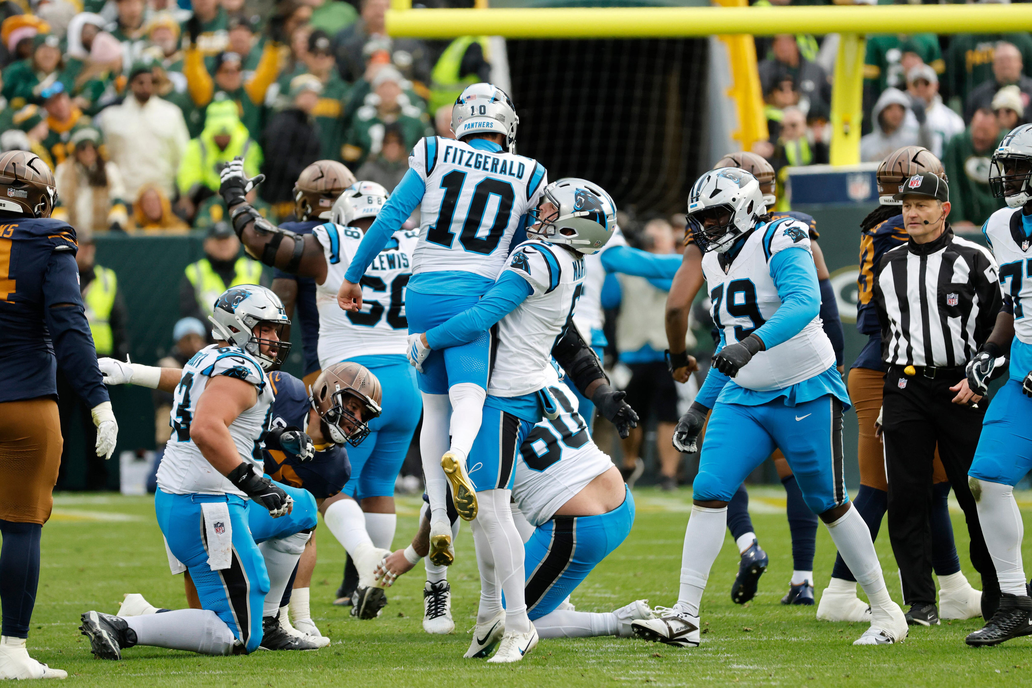 Panthers reach rare NFL air with huge upset win over Packers