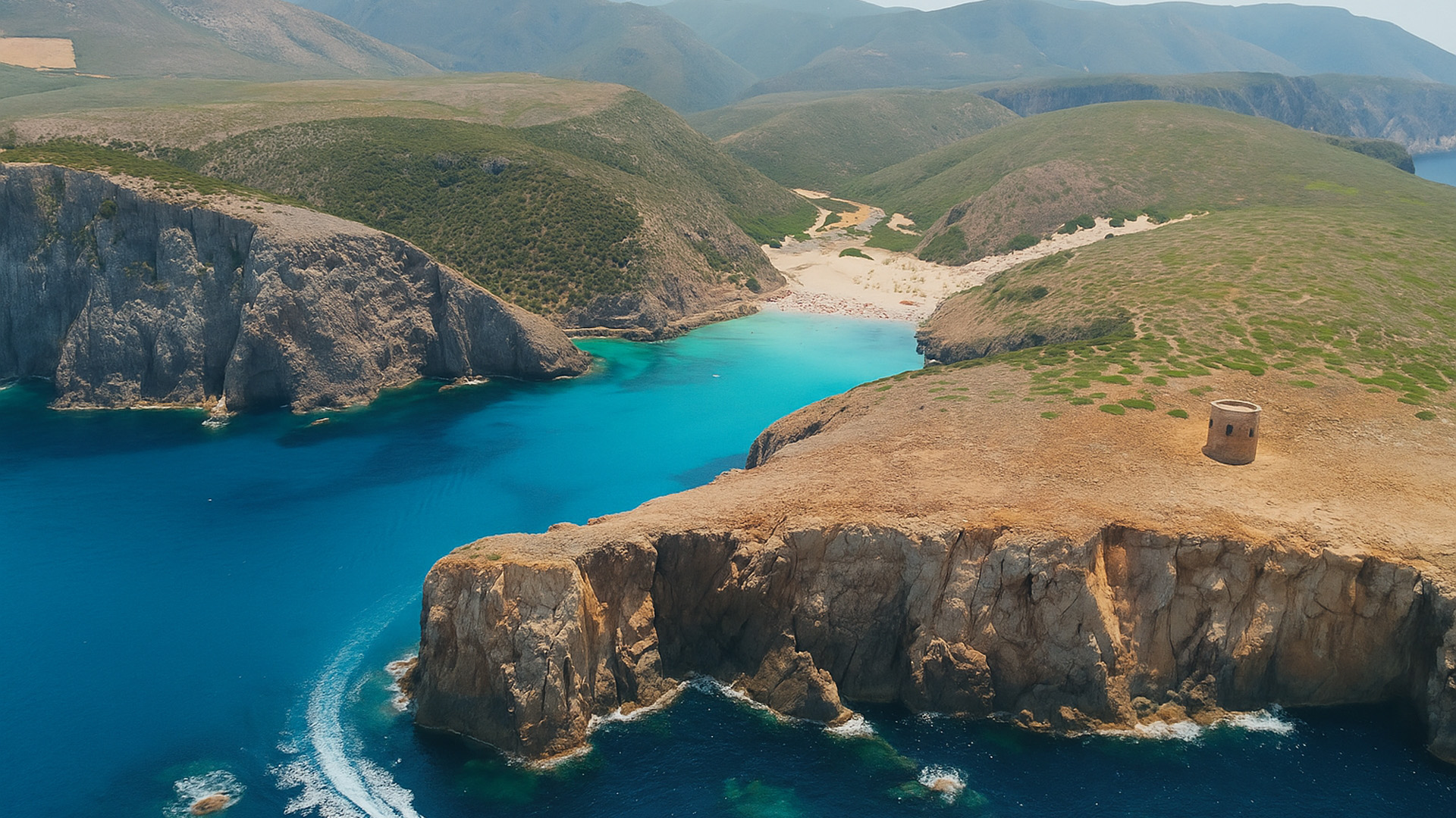 Sardinia’s Secret Bay Between the Cliffs