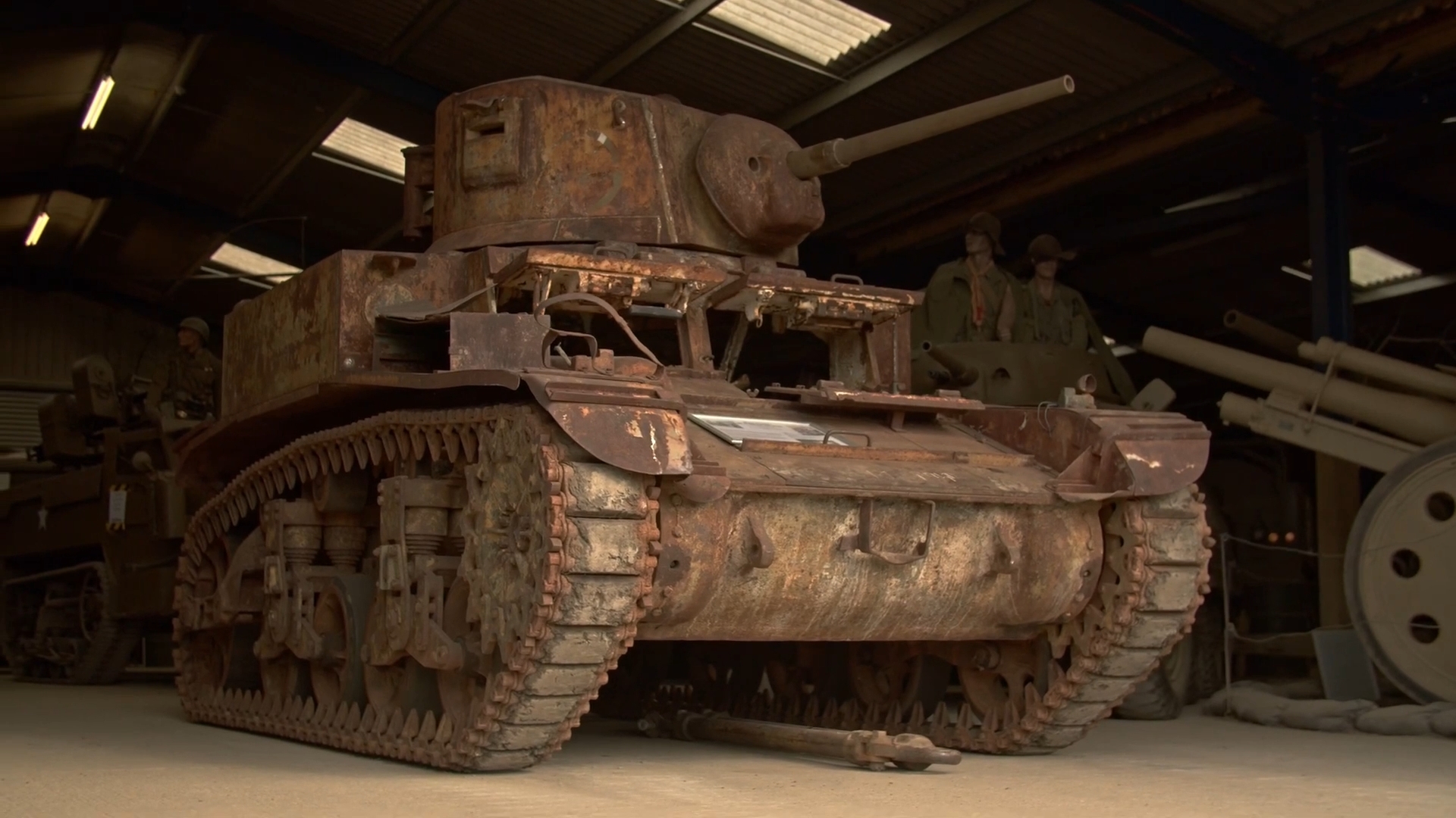 Inside the WWII Stuart Tank: A Rare Look at the M3A1 Light Armor