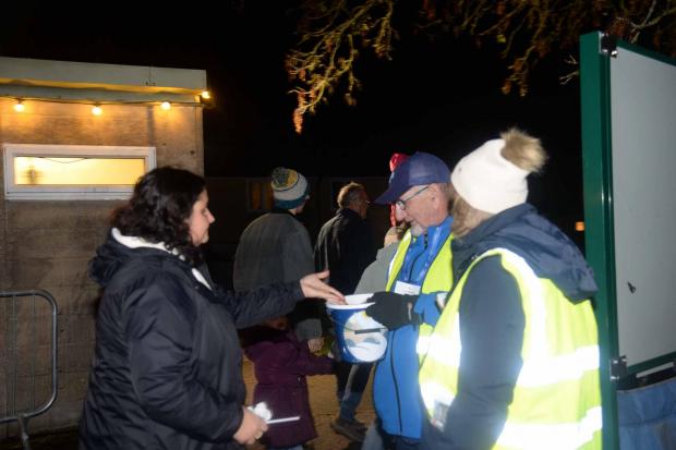 Thousands descend on town for spectacular firework display