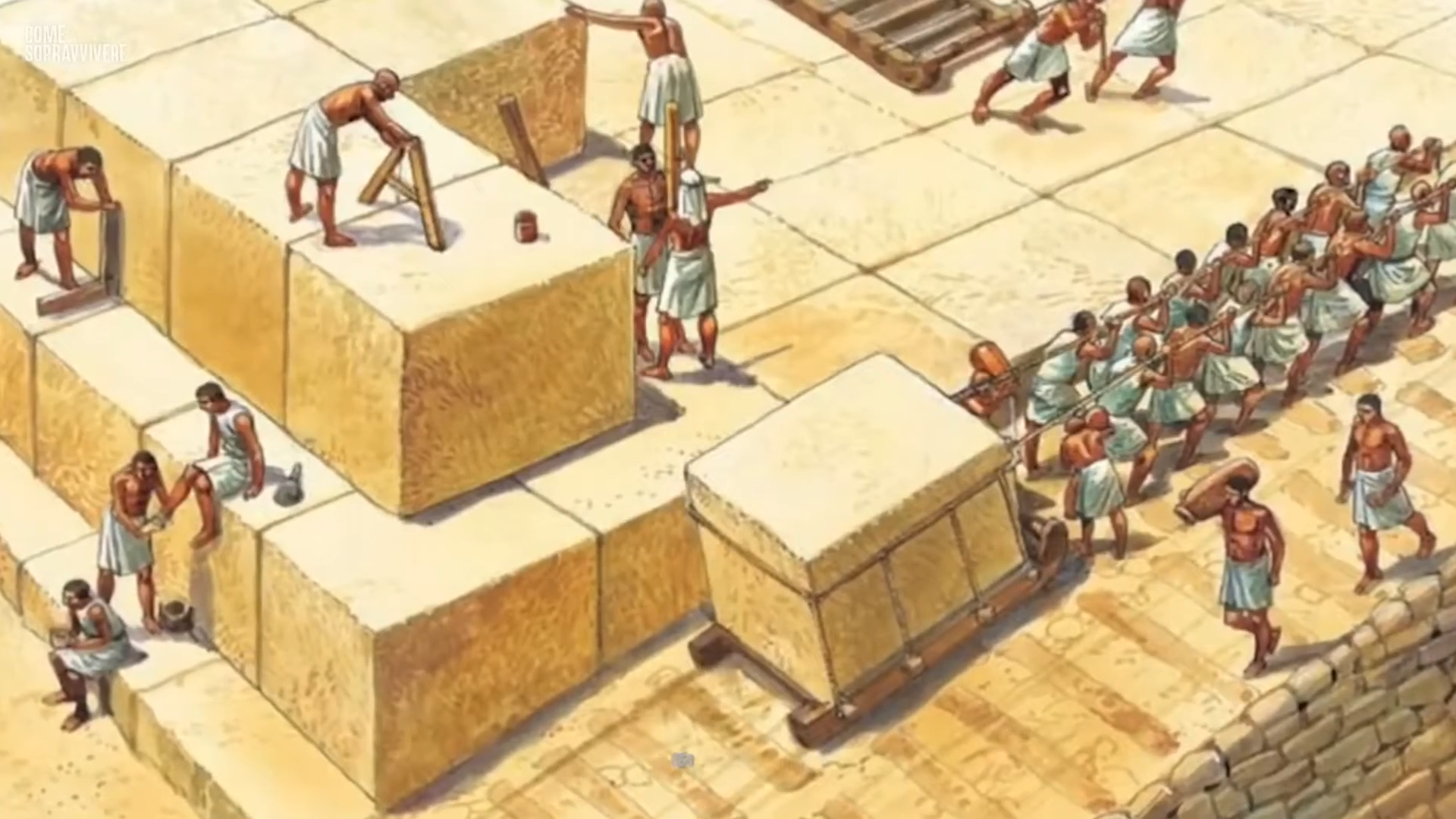 Come sopravvivere da costruttore di piramidi nell'antico Egitto