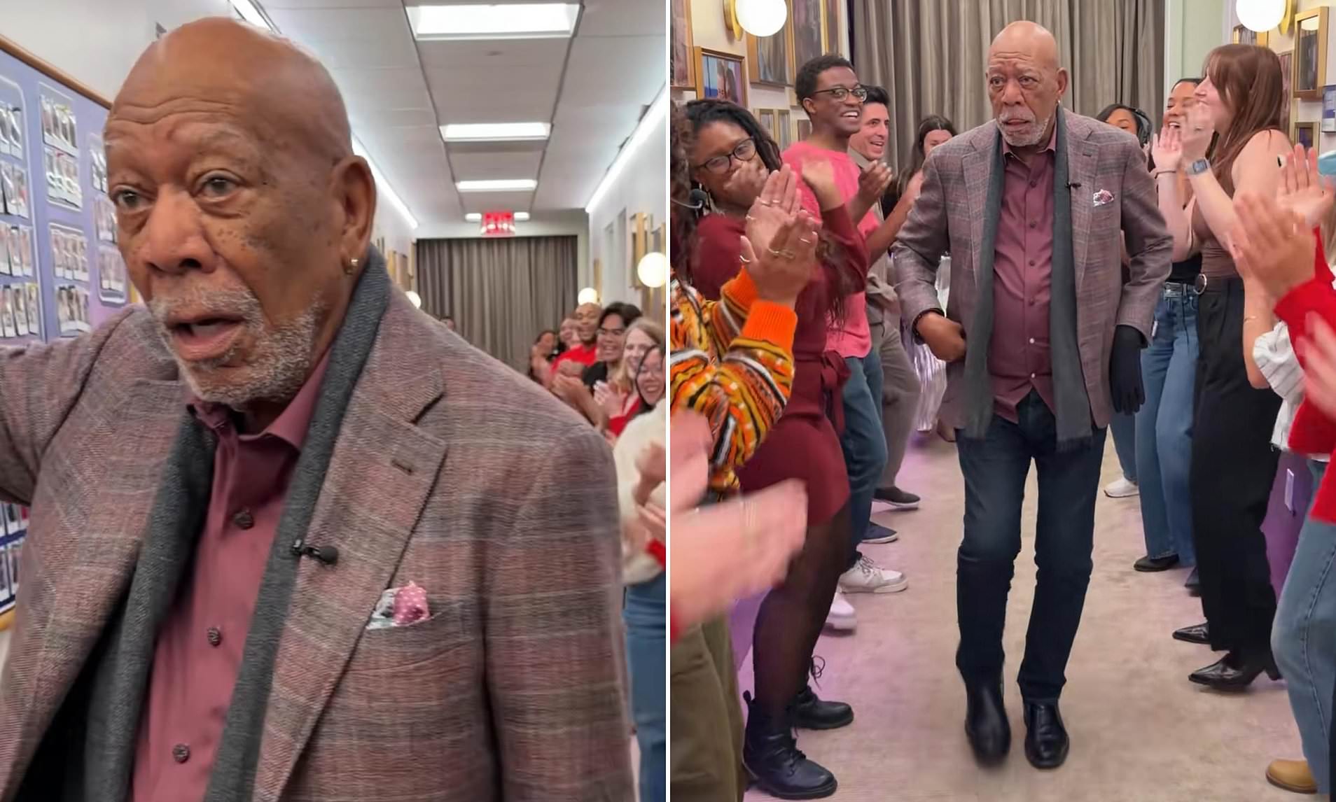 Morgan Freeman, 88, sparks concern among fans with 'frail' and ...