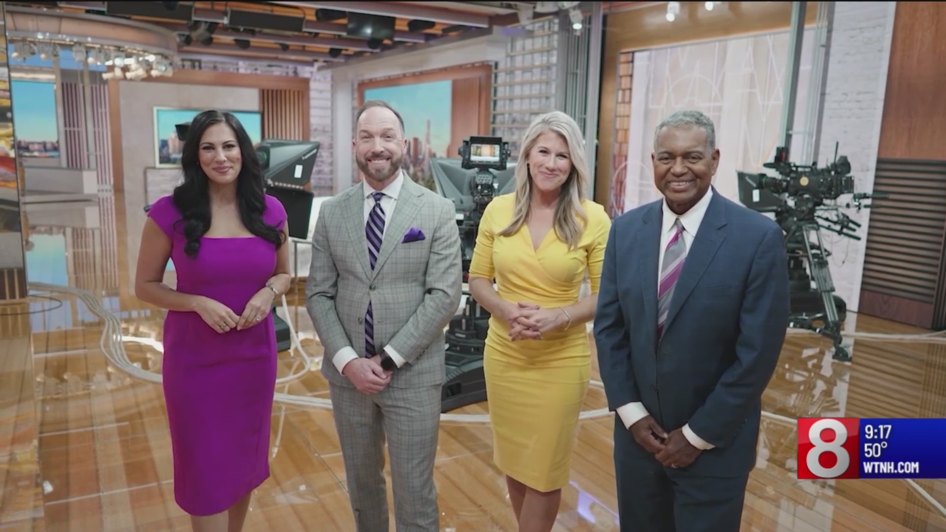 News 8's Good Morning Connecticut team visits Good Morning America