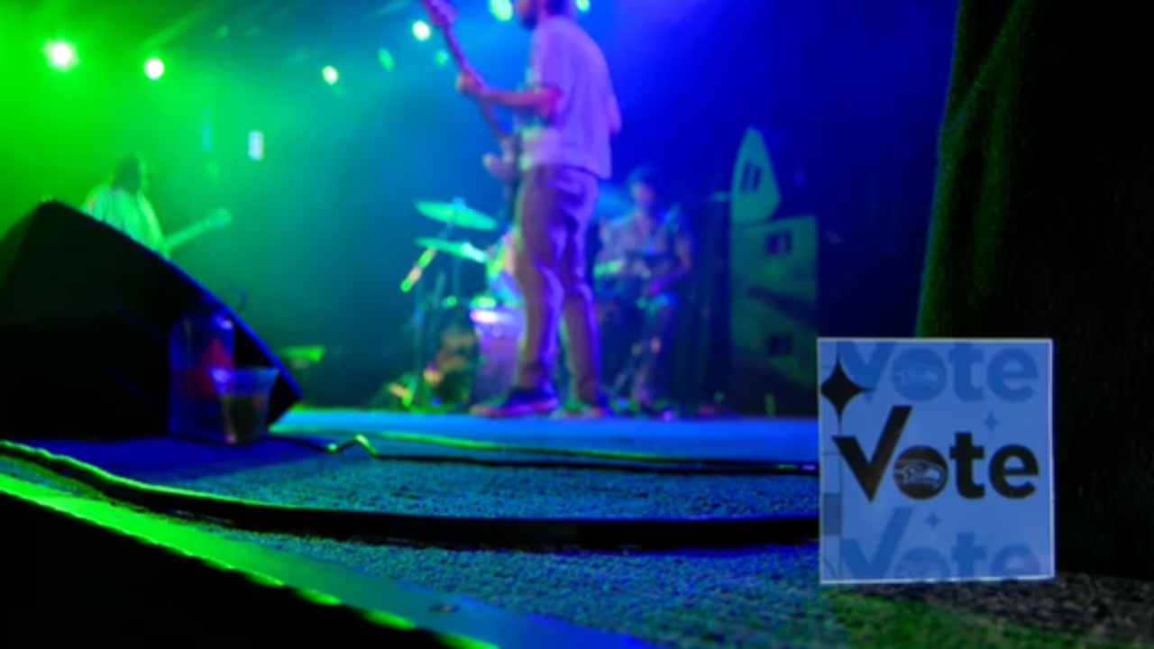 Seattle voters drop off ballots at Belltown's Crocodile during 'Croc ...