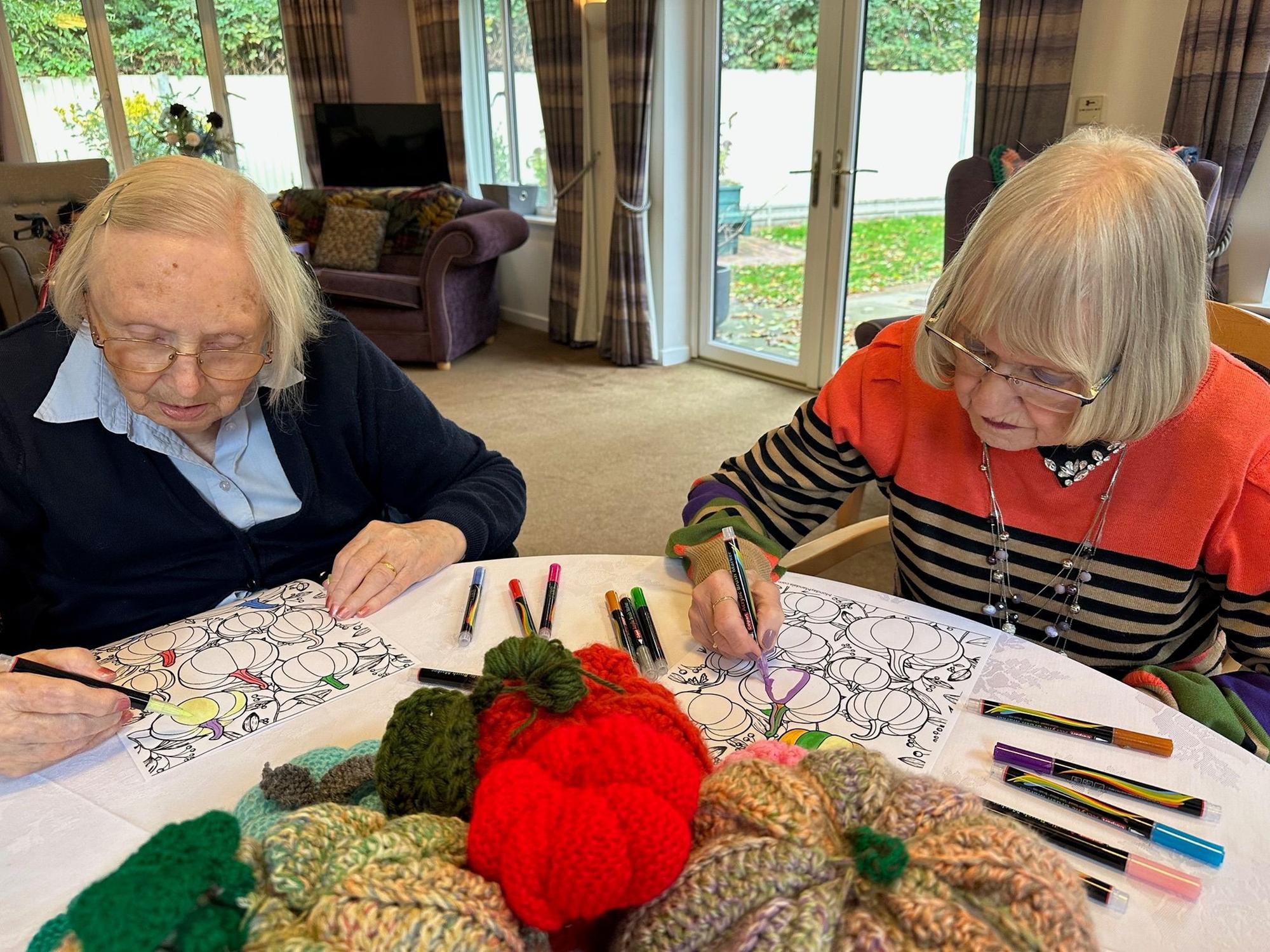 Bewitching tricks and spooky treats at Bourne care home