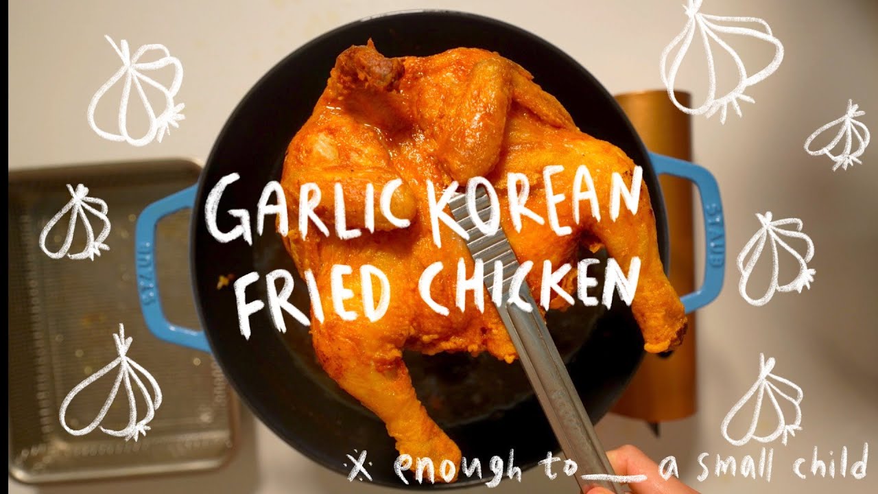 Garlic Korean fried chicken
