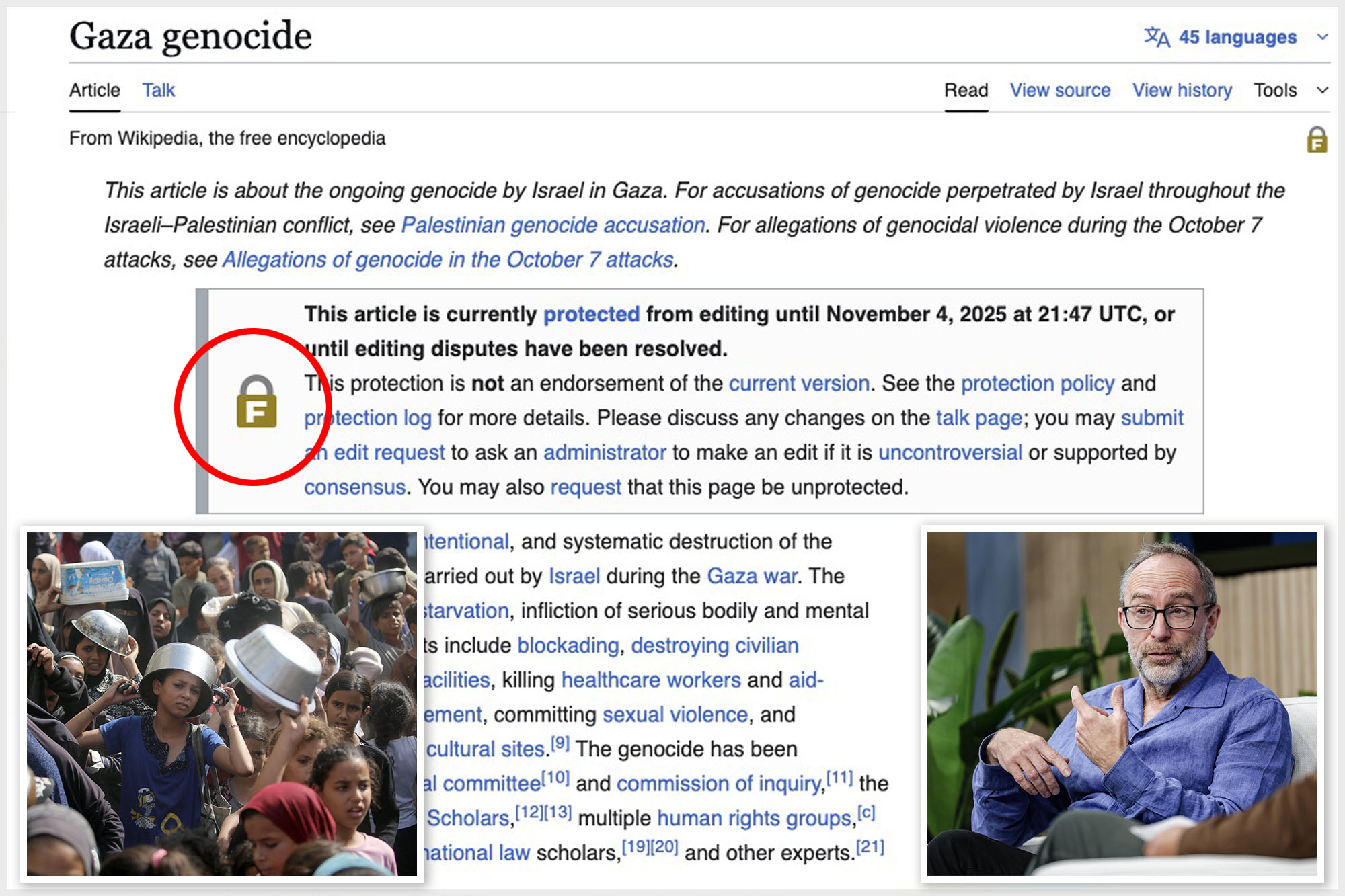 Wikipedia co-founder slams ‘Gaza genocide’ page over ‘egregious’ anti ...