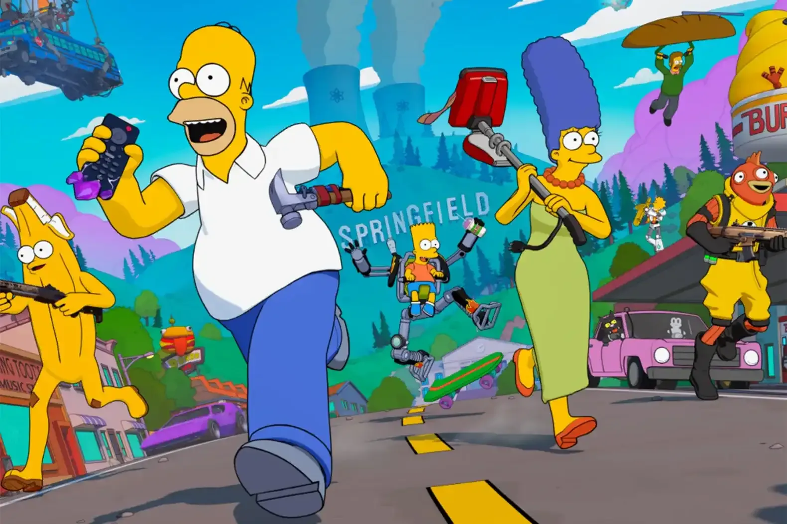 Fortnite x Simpsons collab has gamers stunned at state of 'gaming in 2025'