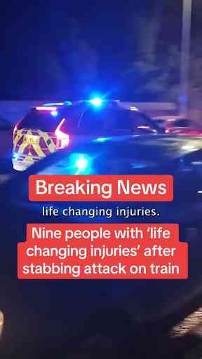 Nine People with Life Changing Injuries After Stabbing Rampage on Train