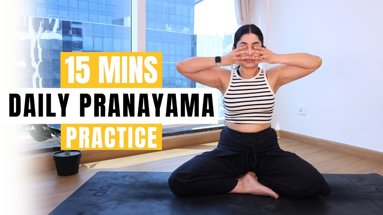 Breathe & Release | 15-Min Daily Pranayama For Calm Mind