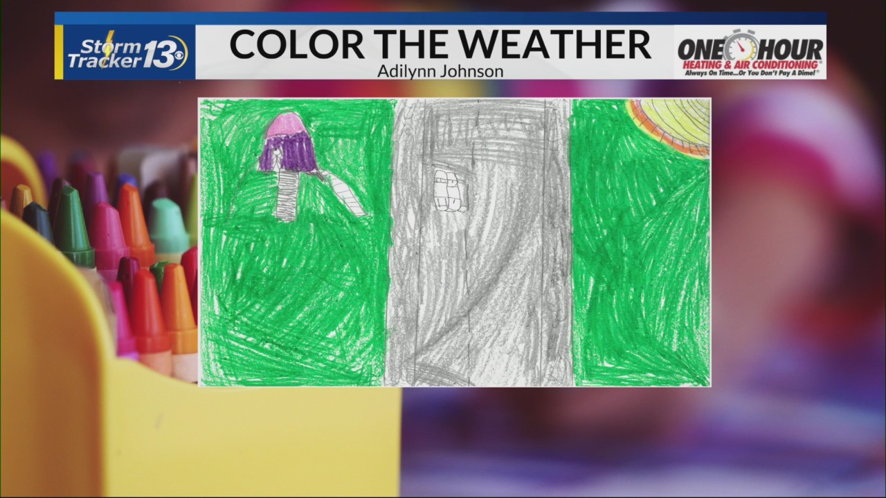 Color the Weather: Adilynn Johnson