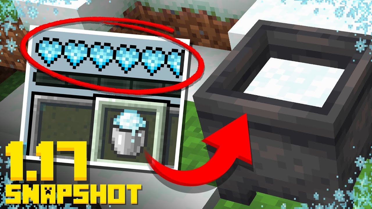 Minecraft snapshot: freeze effect, powder snow, and more! (1.17 cave ...