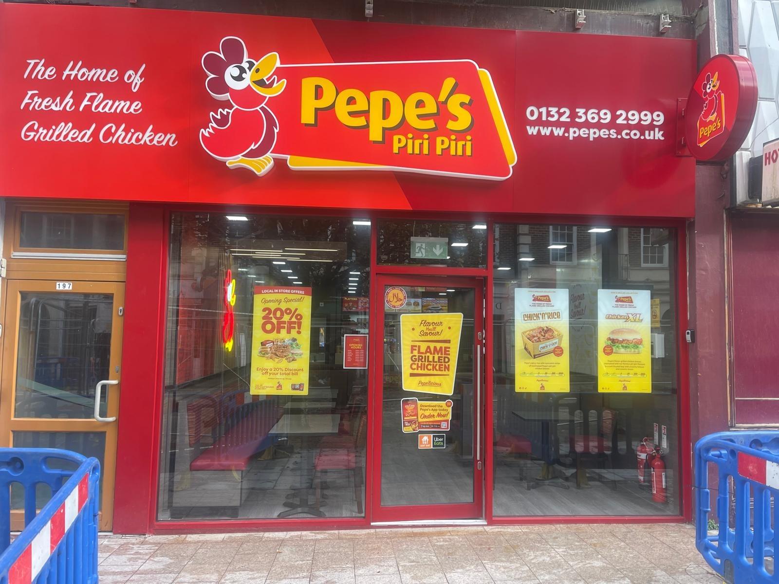 Takeaway chicken shop opens in Eastbourne town centre