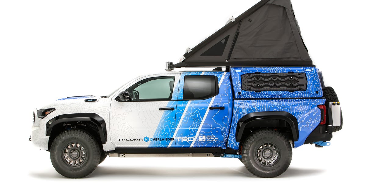 Hydrogen Fuel Cell Toyota Tacoma H2-Overlander Concept Rolls into SEMA