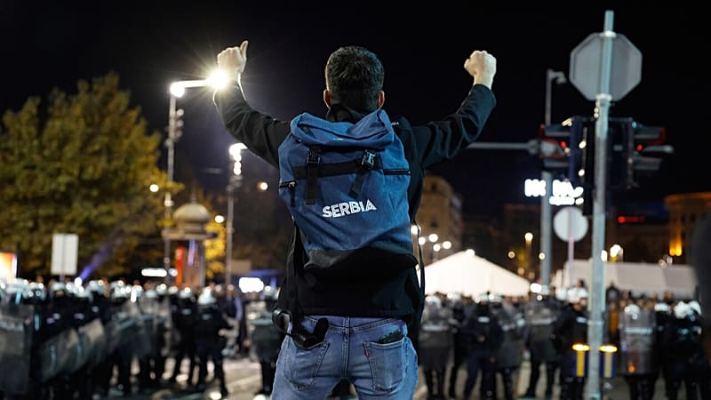 Riot police deployed in Belgrade as tensions rise over Novi Sad disaster