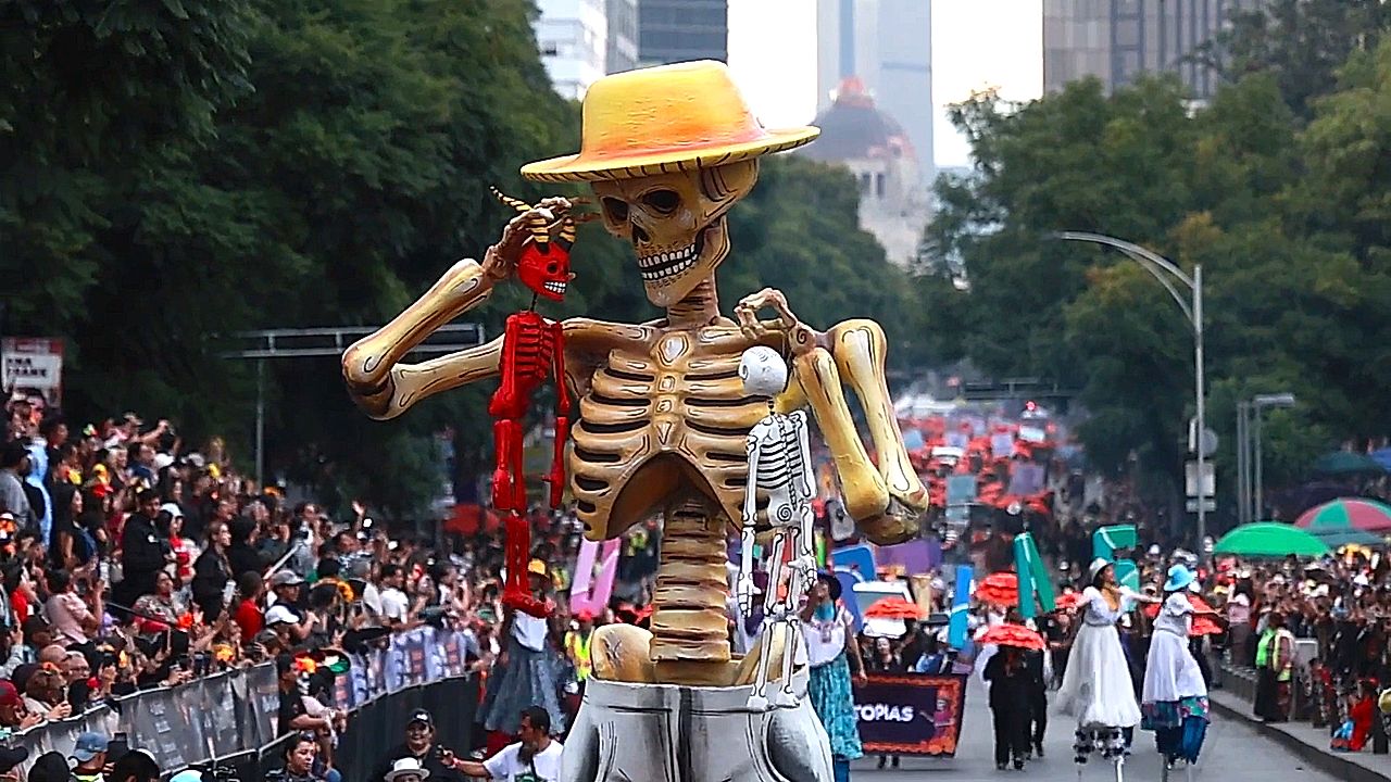 Thousands attend Day of the Dead parade in Mexico City