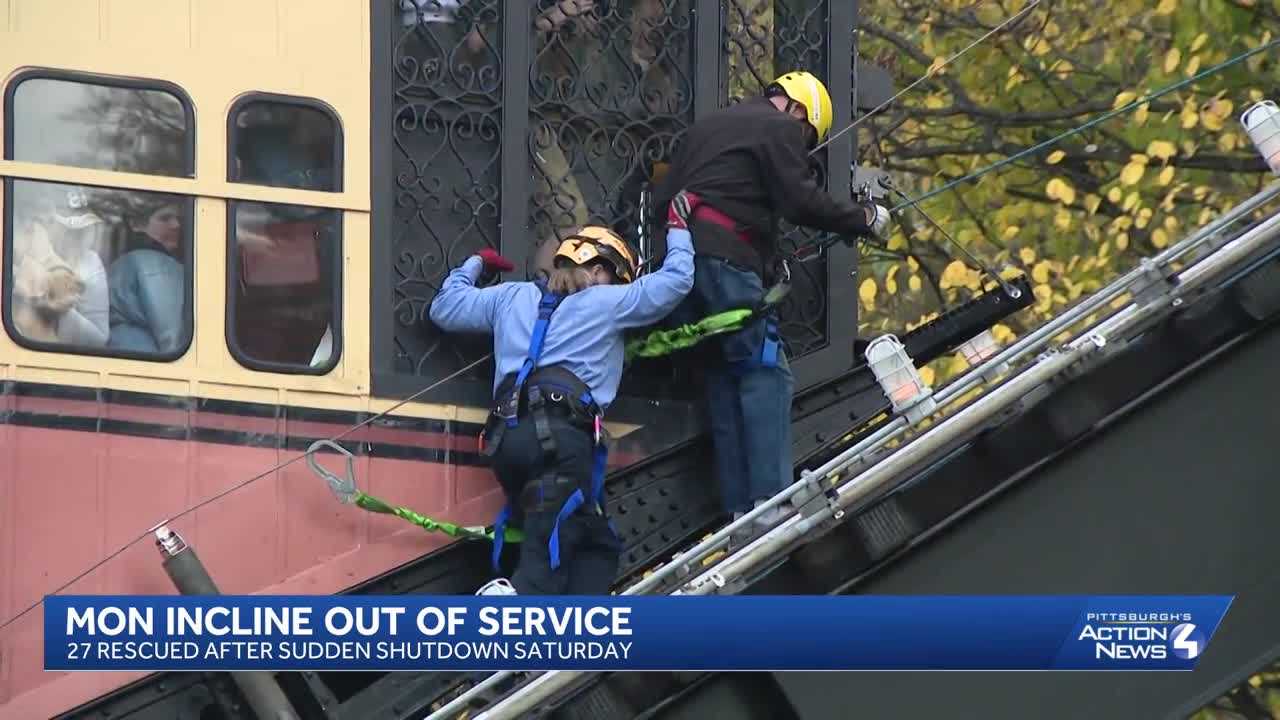 Passengers rescued from Mon Incline cars hours after being stuck on tracks