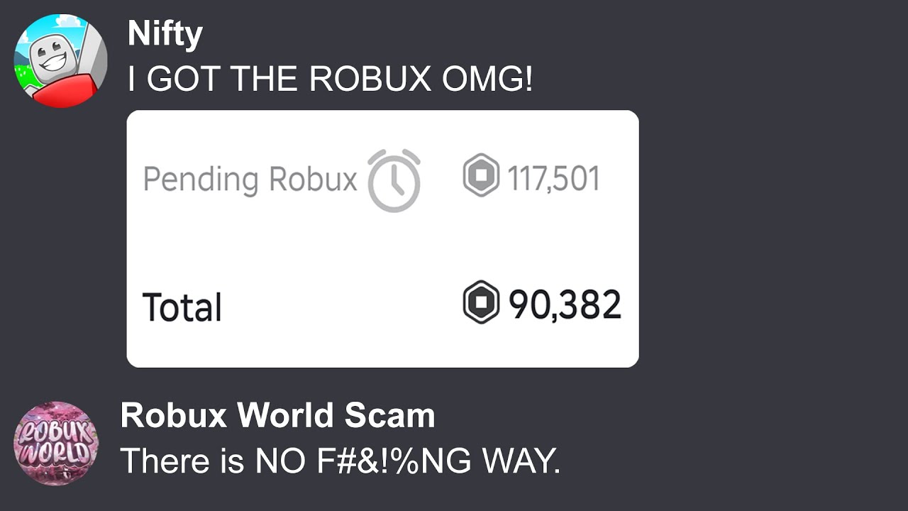 Tricking a Robux Scam Server – My Experience