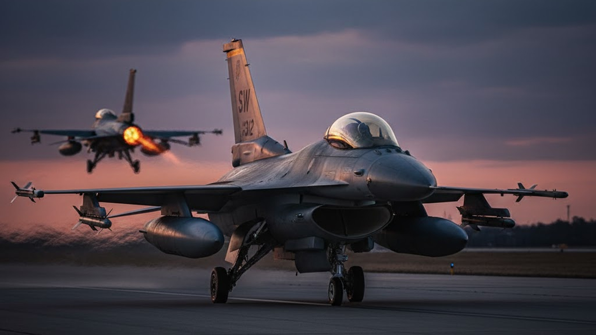Multiple US Army Aircrafts Taking Off