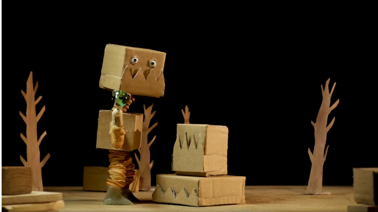 Animated Cardboard Box | Creative Stop Motion Animation