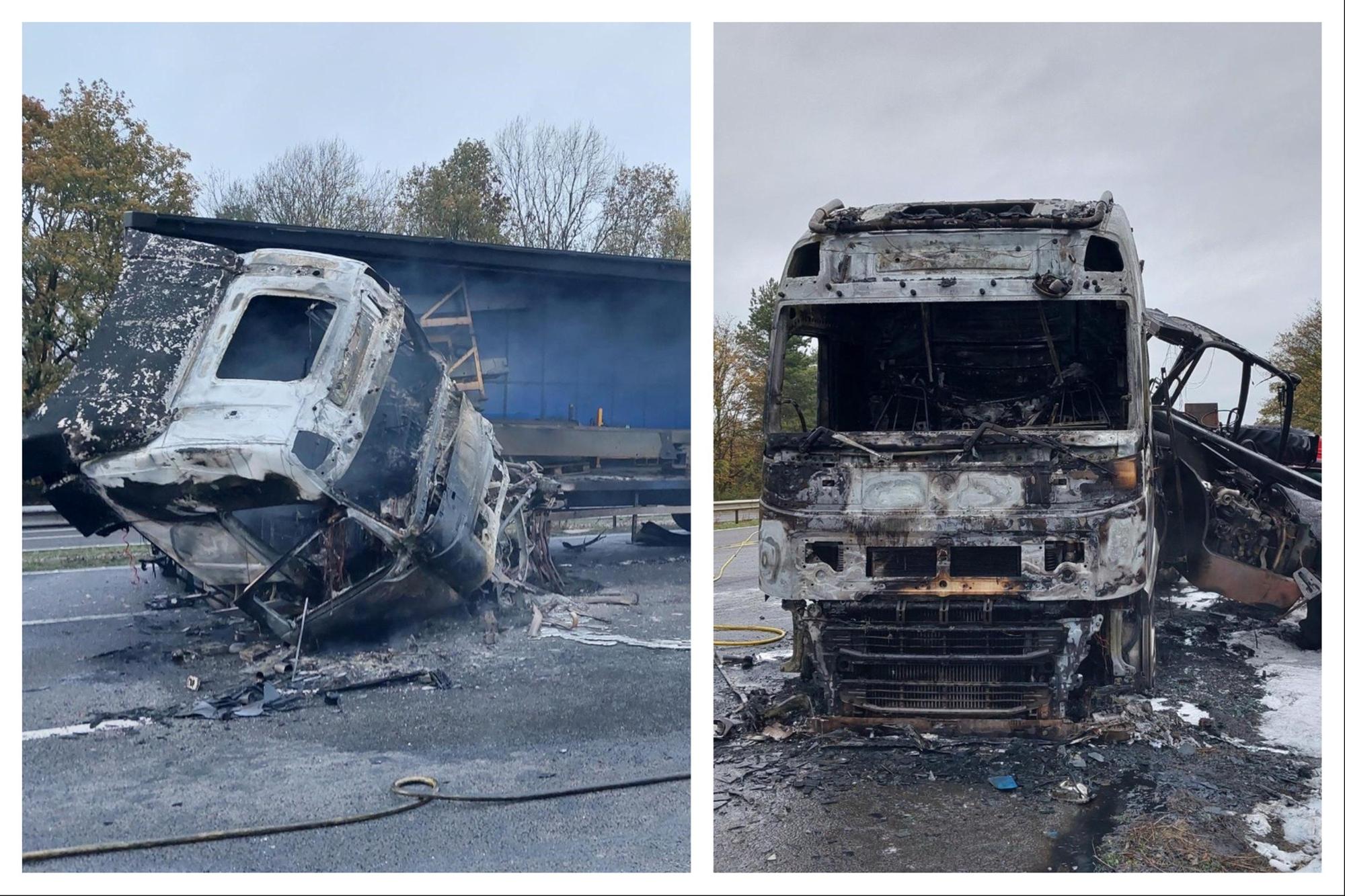 Drivers expected to face long delays after lorry fire - M1 southbound ...