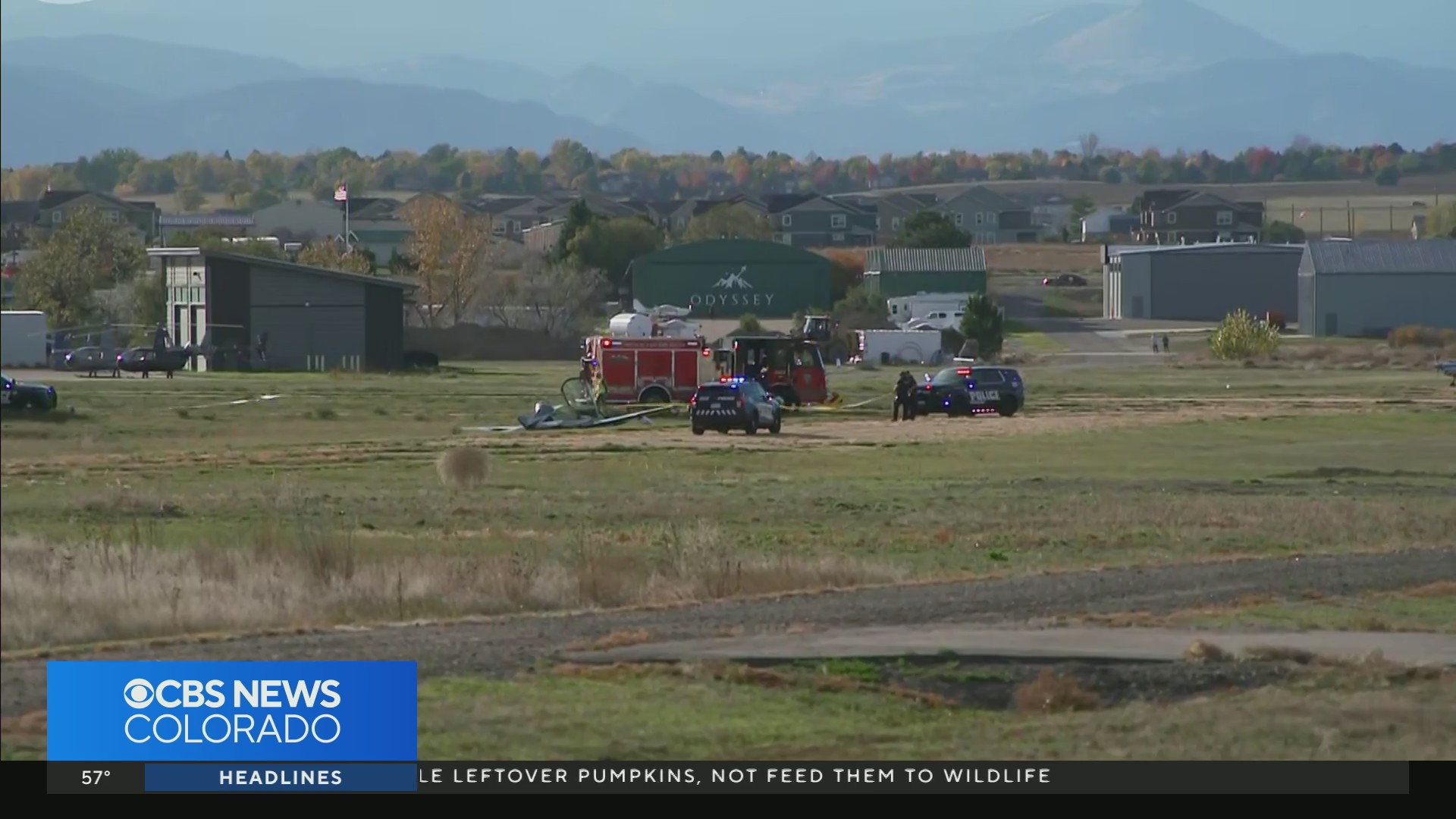 Family says "unexpected wind shear" caused fatal Colorado plane crash