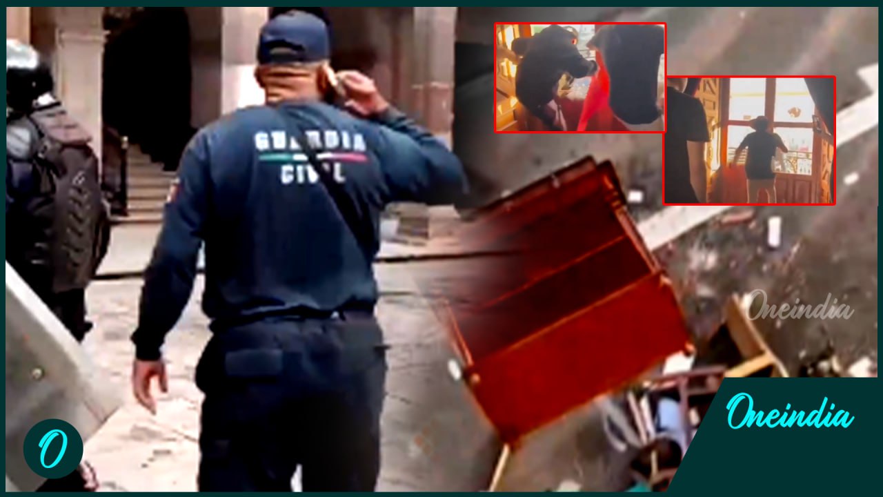 Mexico erupts in chaos as protesters torch Government Palace after ...
