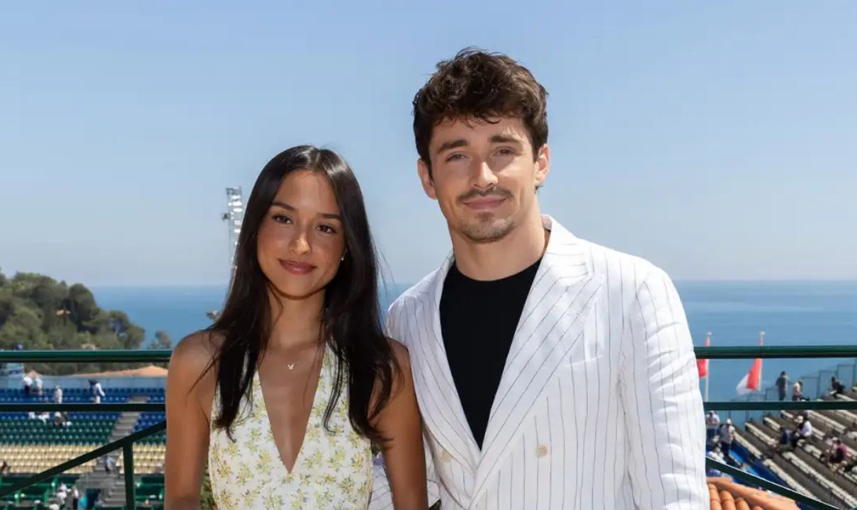 Charles Leclerc And Alexandra Saint Mleux Celebrate Their Engagement ...