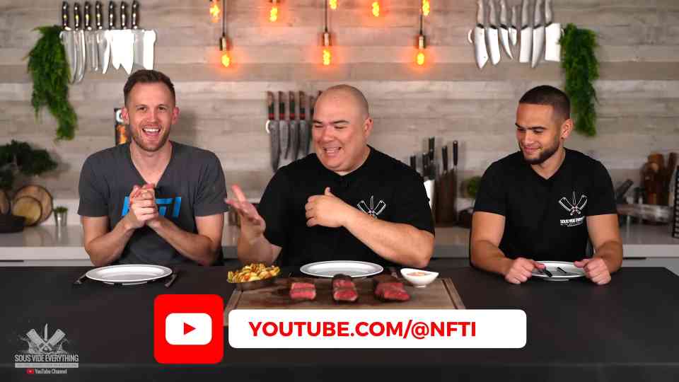 We tried cooking steaks in liquid sand - it’s epic