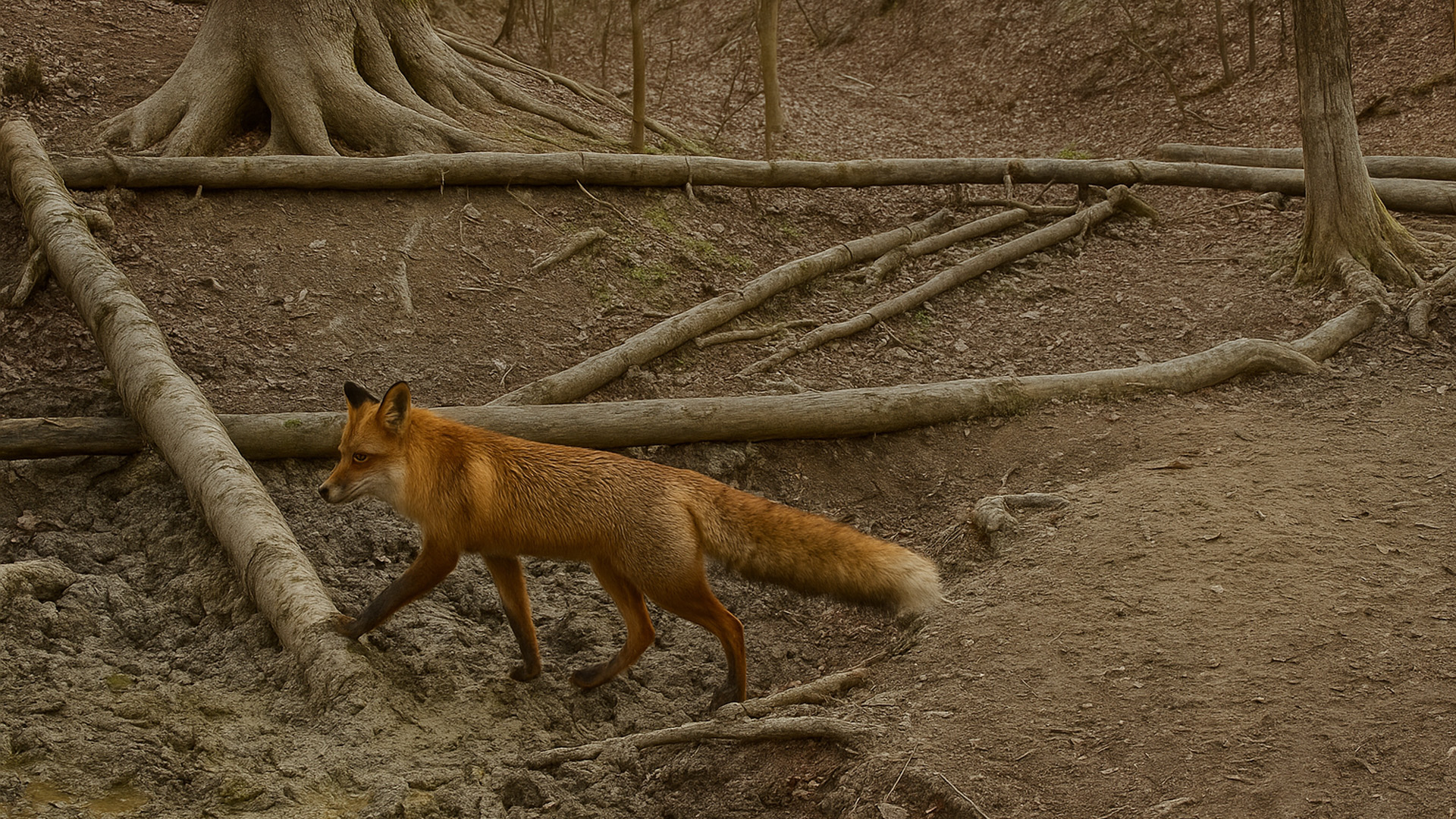 Camera Captured Unexpected Visitors on the Riverbank