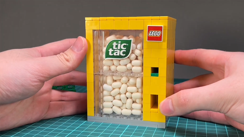 Building a LEGO Tic Tac Dispenser