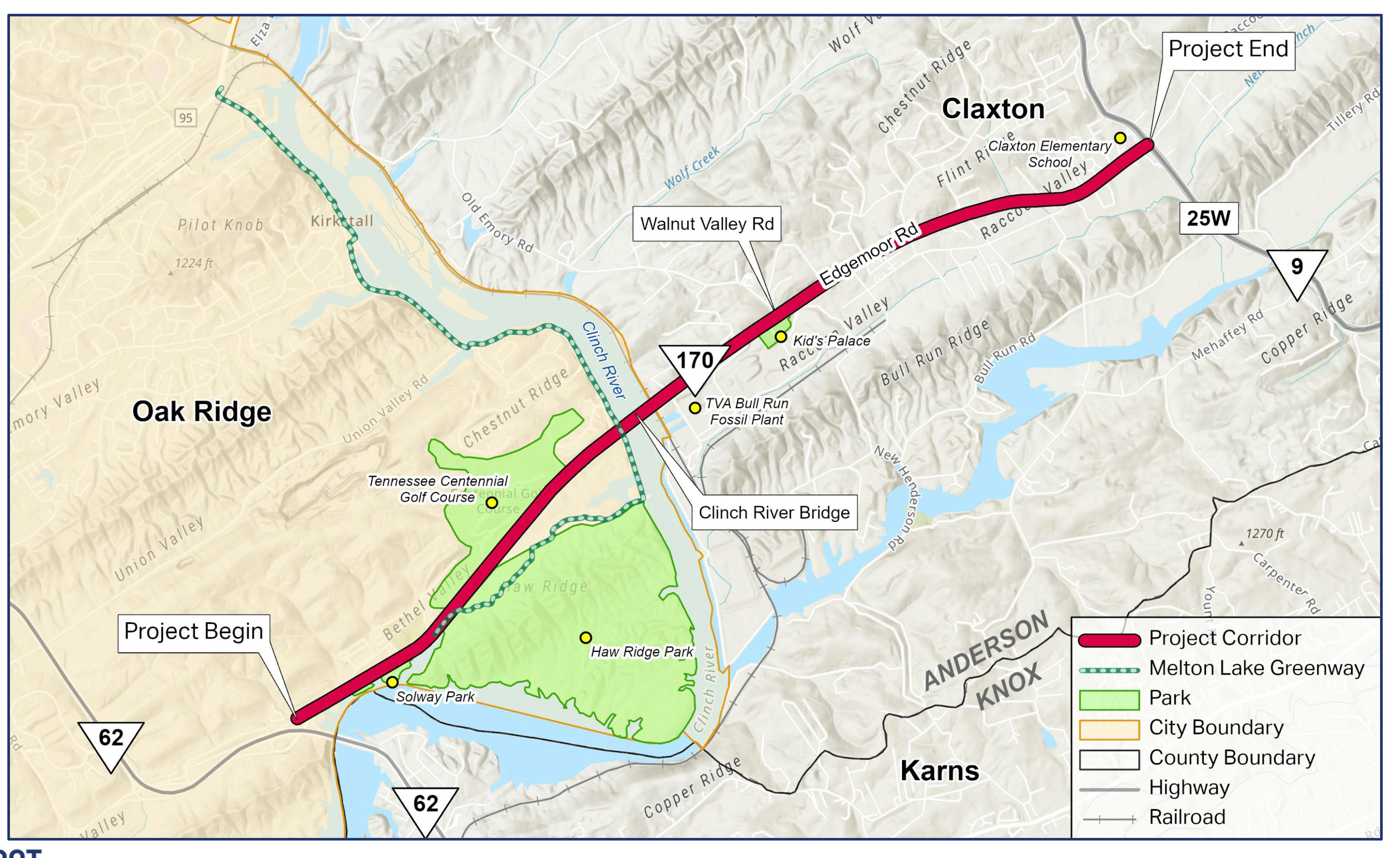 What to know about TDOT's plans to widen Edgemoor Road in Anderson County