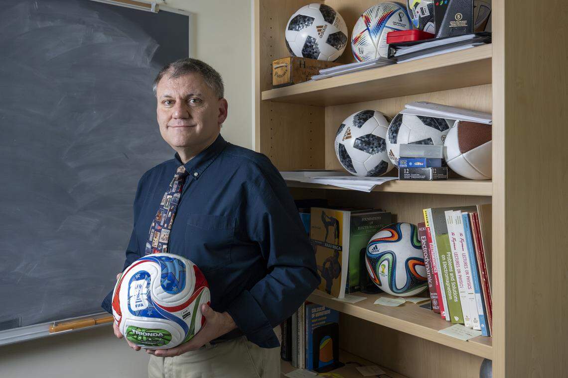 Science and soccer balls: UPS professor studies the physics of the ...