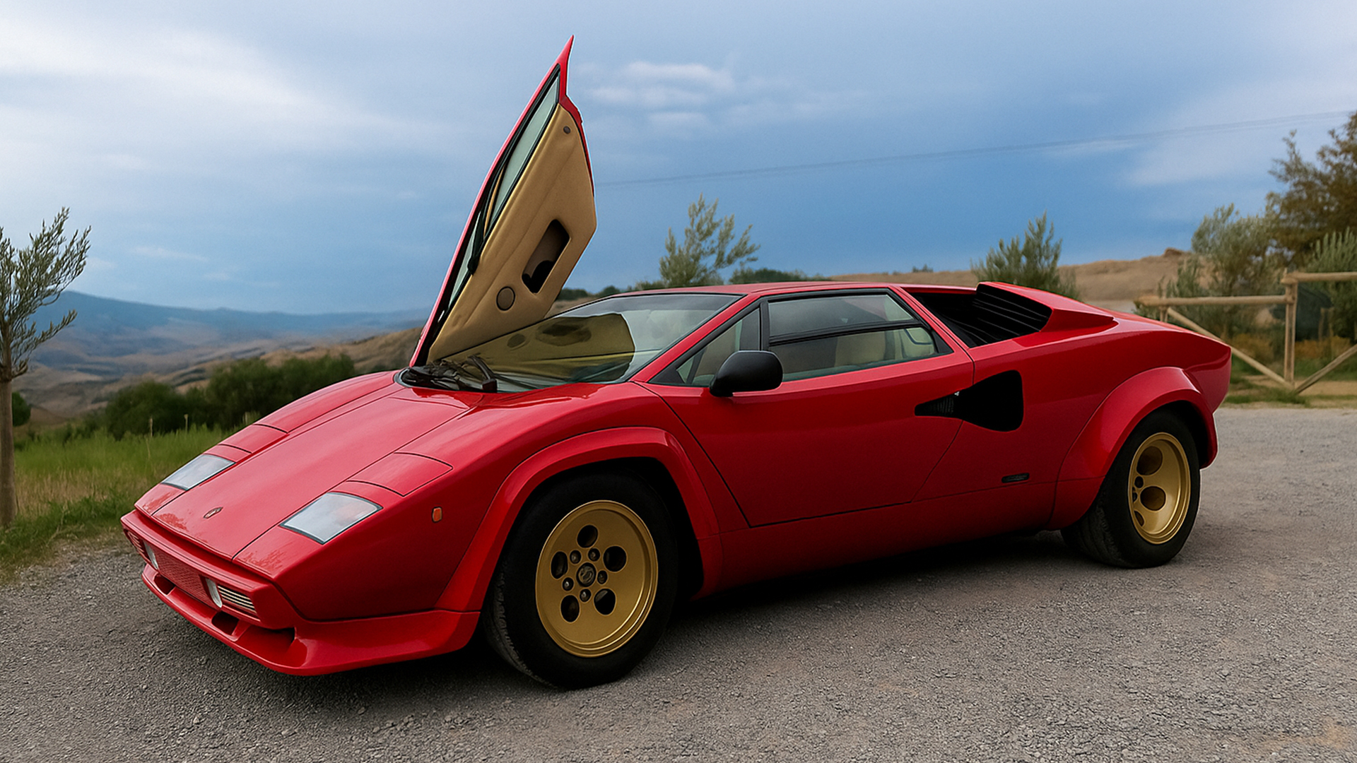 Is Tuscany the Perfect Backdrop for a Countach?