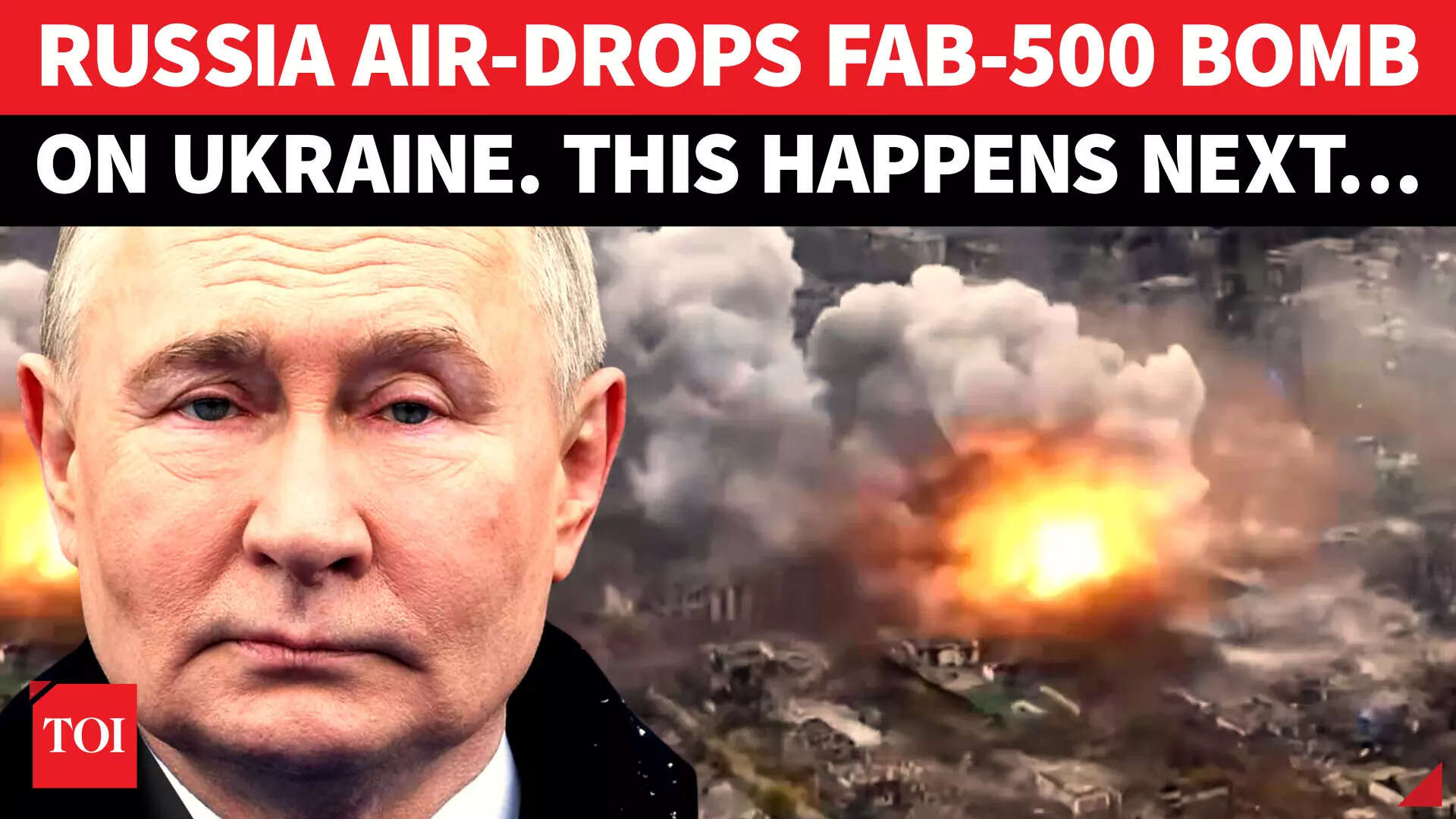 Putin’s Hypersonic Fury: Russia’s FAB-500 Bomb Turns Ukrainian ...