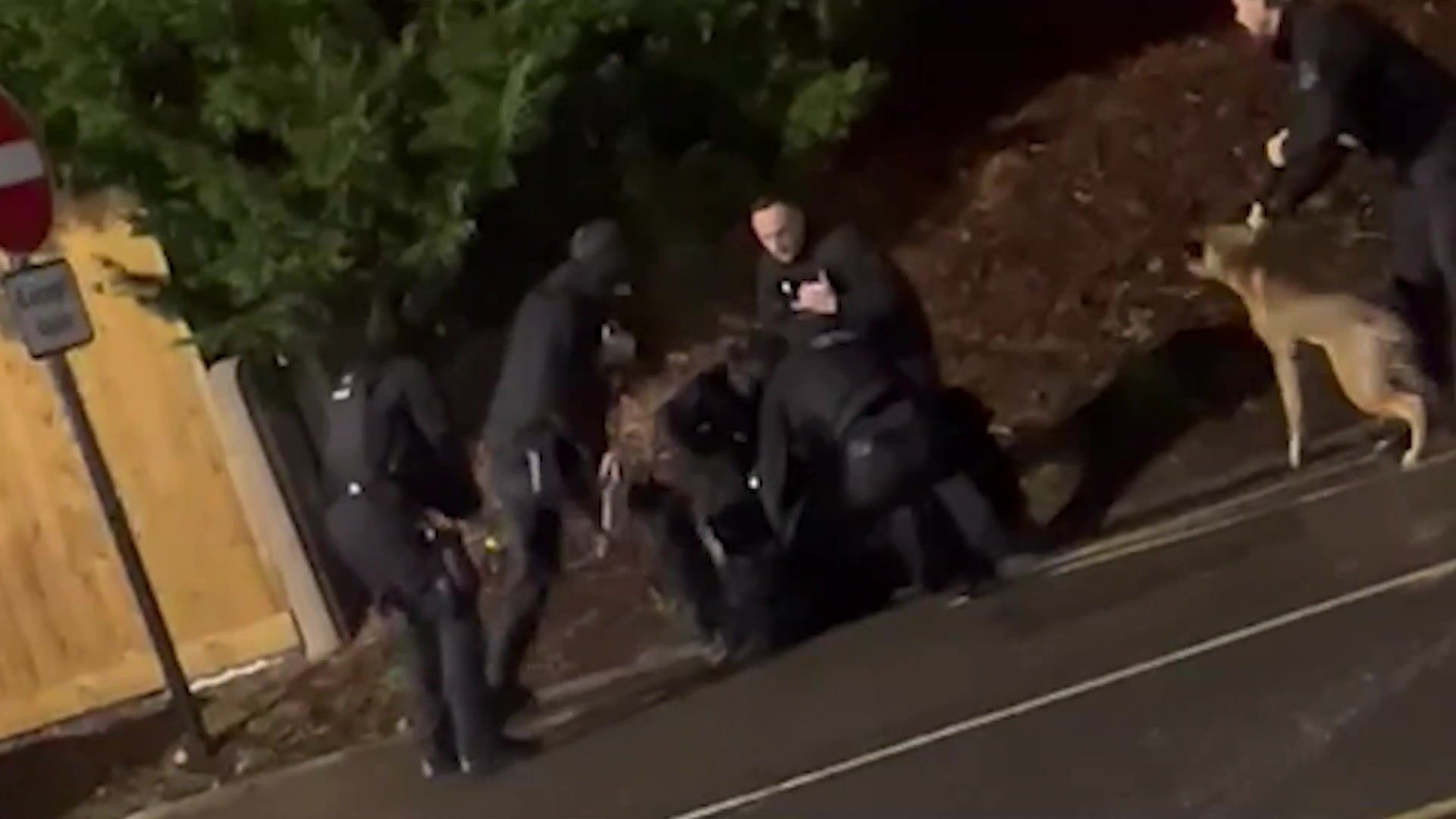 Dramatic moment UK train stabbing suspect arrested by armed cops