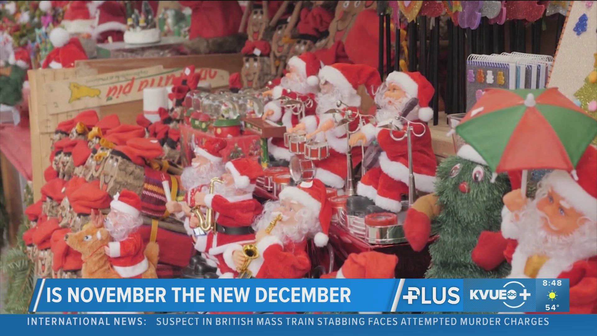 Holiday decor returns to stores as November begins