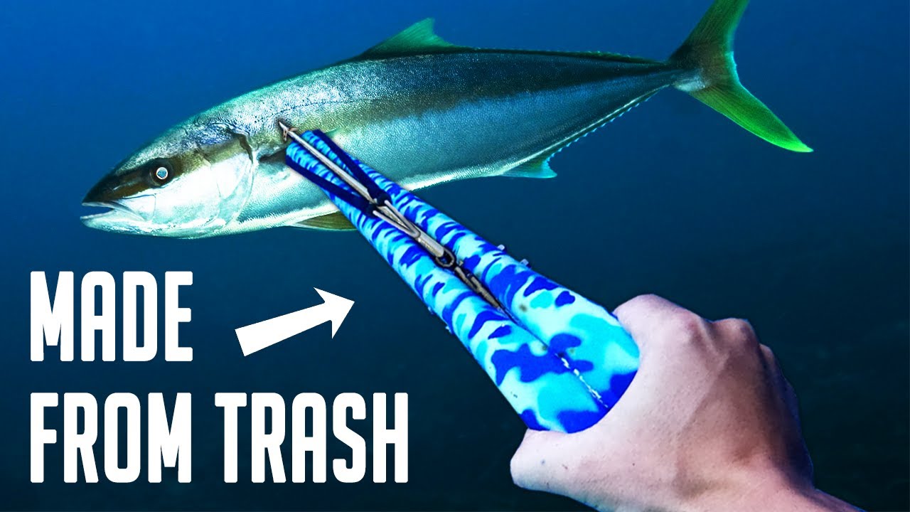 Can I make a speargun using only trash?