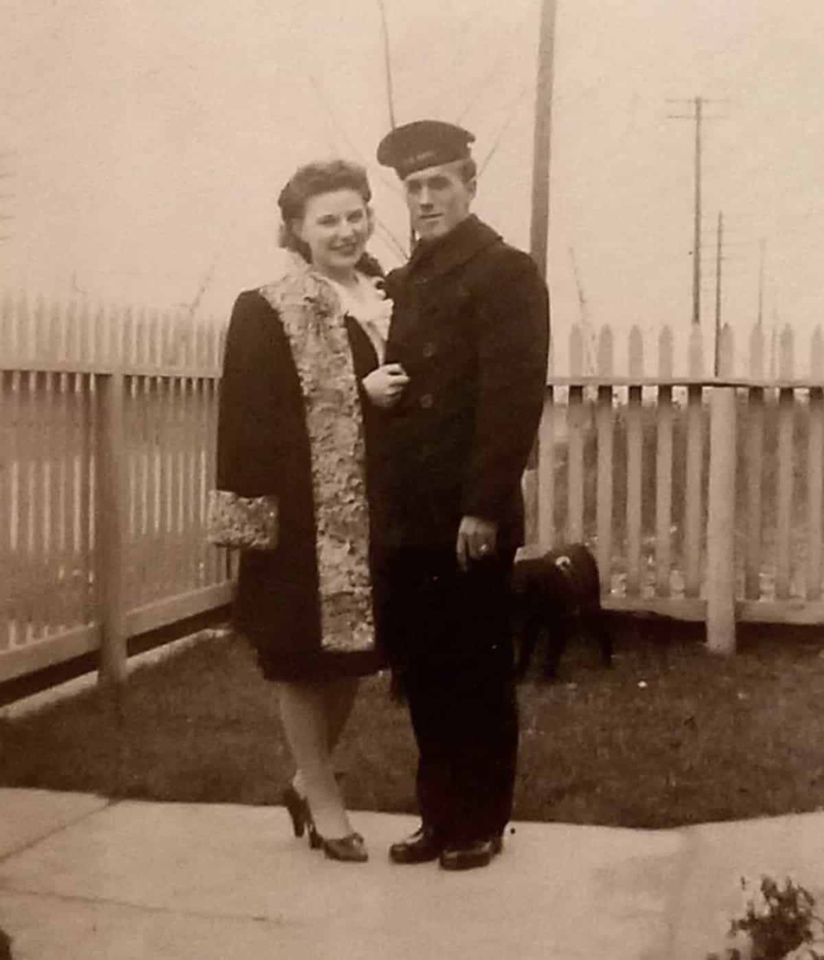 Old-School cool first date photos