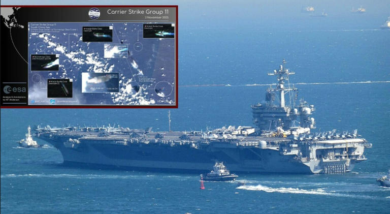 La portaerei Nimitz e la navi da guerra più potenti al mondo, la prova ...
