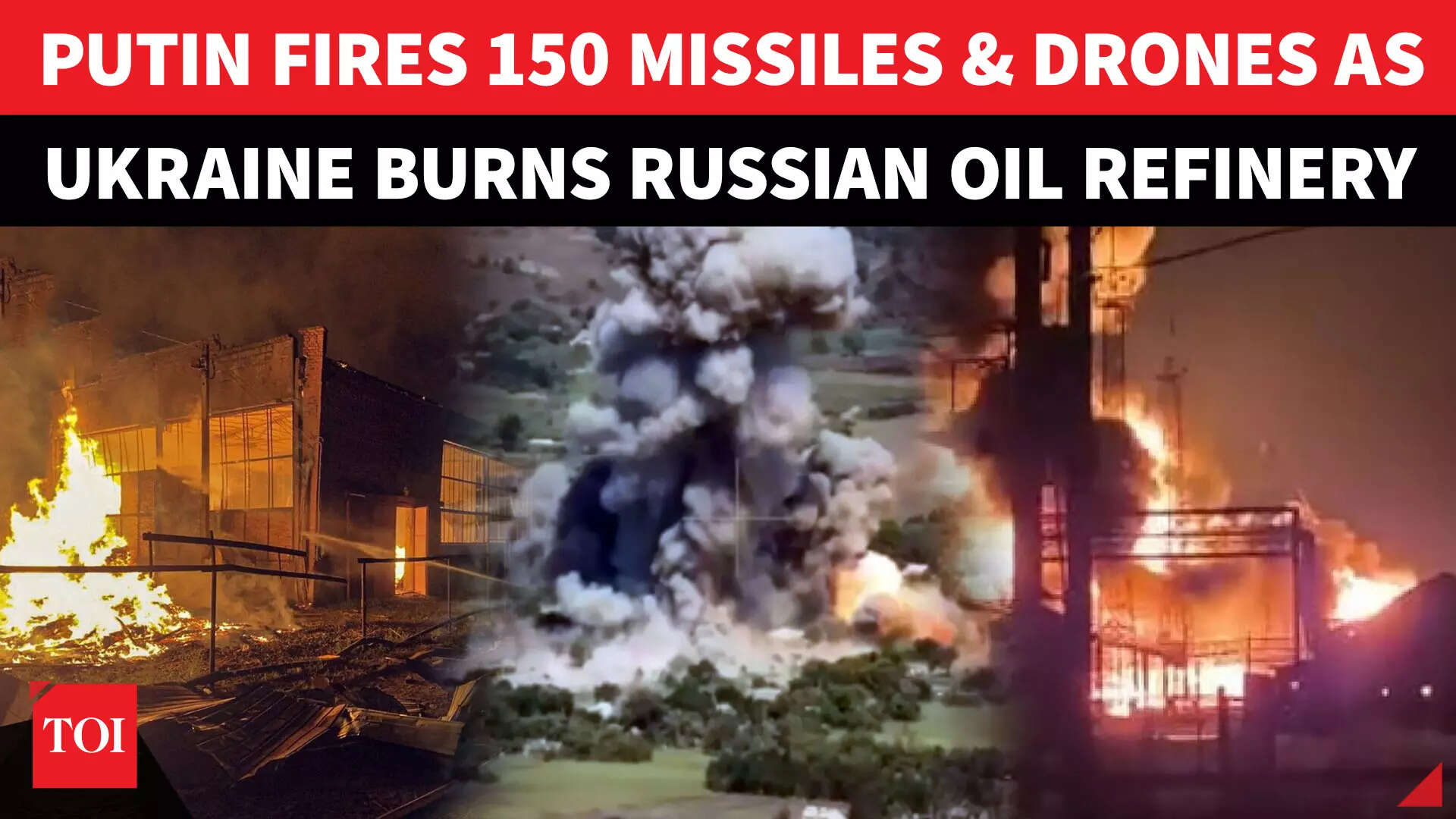 Putin’s Fiery Revenge: Russia Pounds Sumy With 150+ Missiles & Drones ...