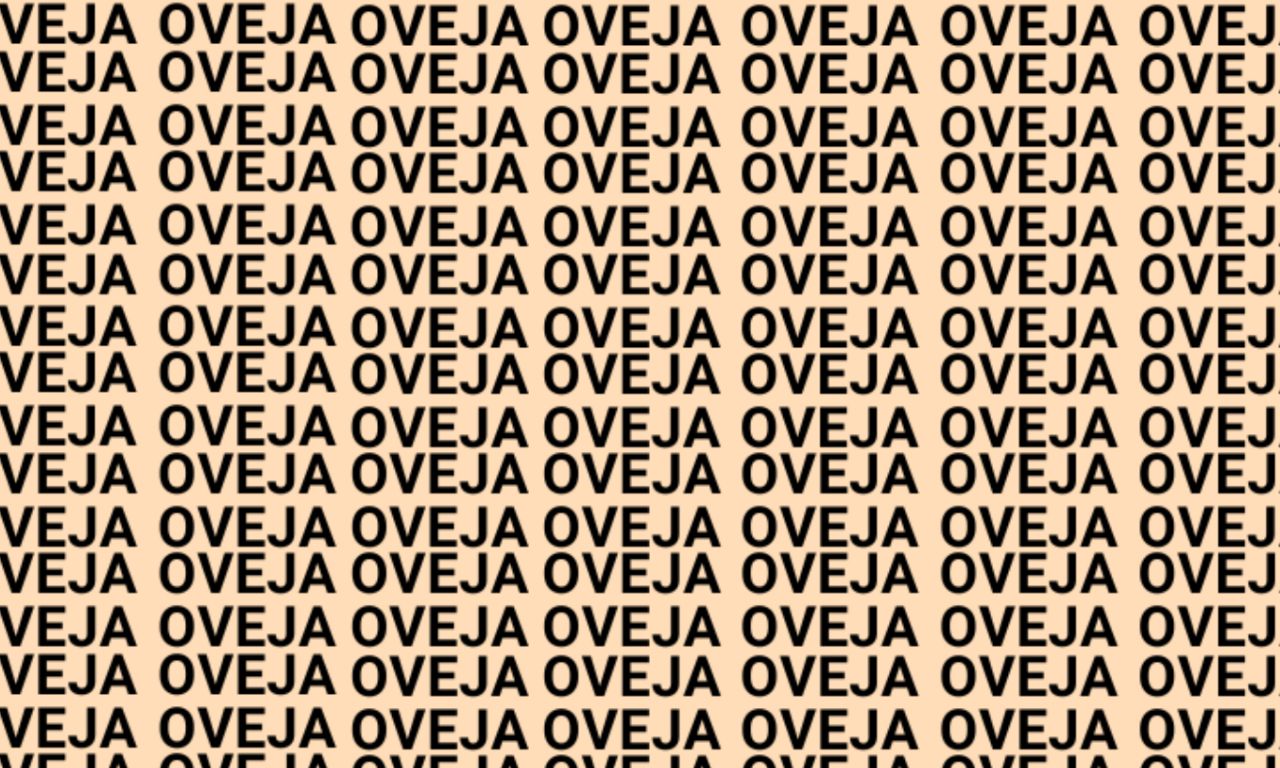 Solo la mente de un genio puede encontrar la palabra 'OREJA' en menos ...